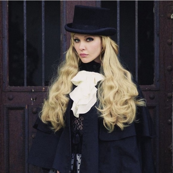 Accessories | Halloween Ready Black Textured Square Top Hat With Ribbon ...